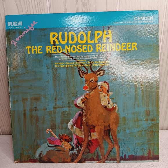 Vintage | Other | Rudolph The Red Nosed Reindeer 965 Vinyl Record ...
